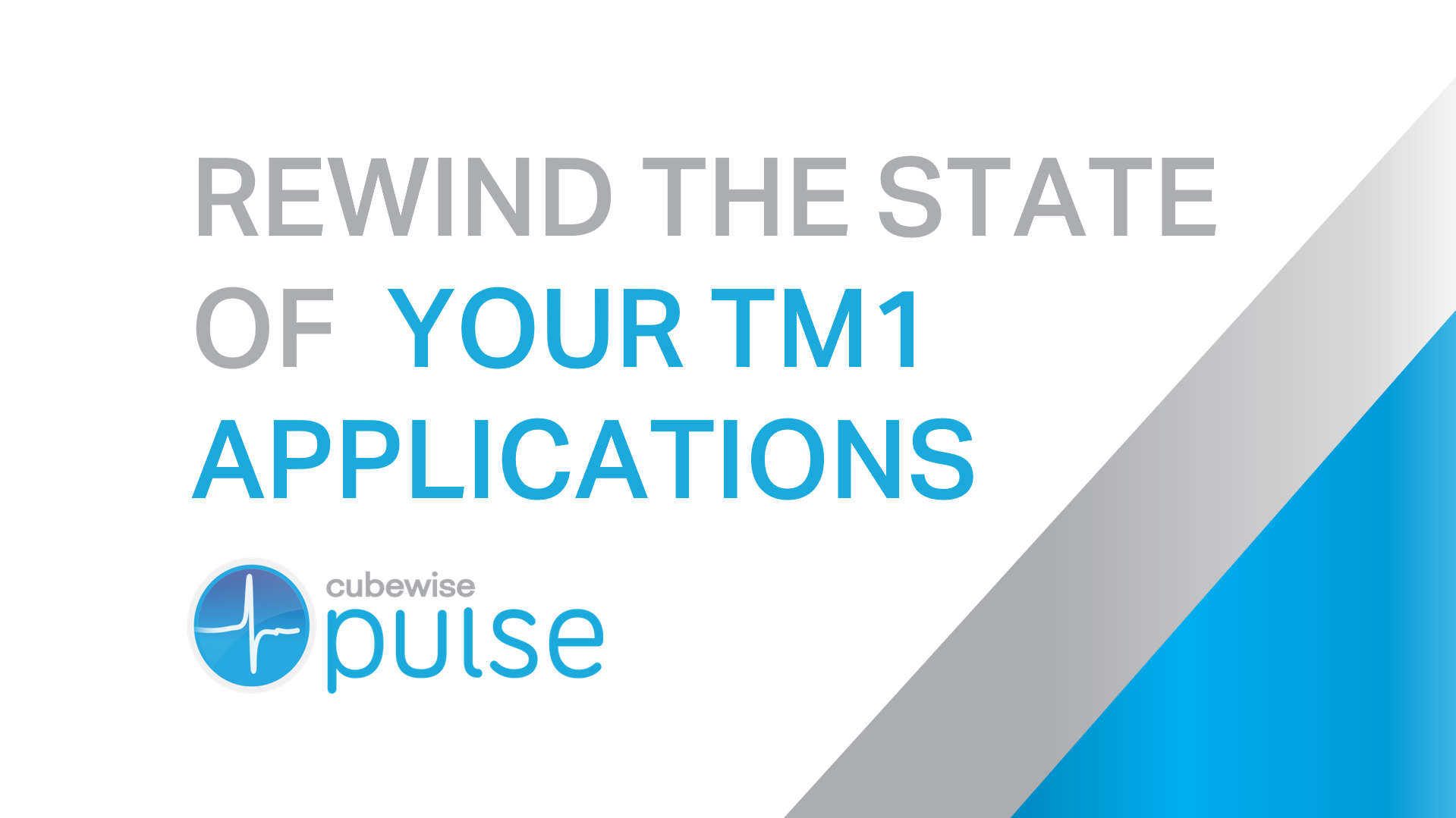 Rewind the State of Your TM1 Applications with Pulse - Cubewise CODE