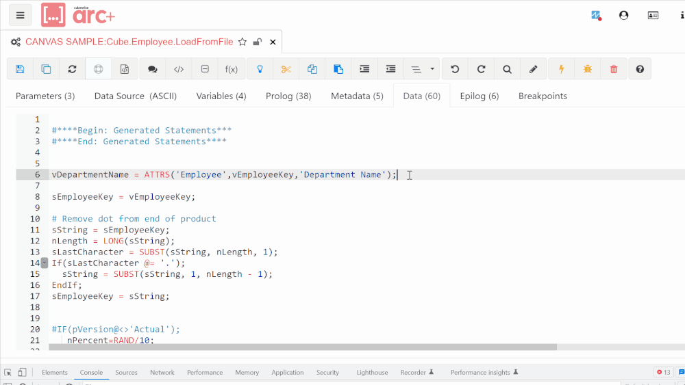 Code faster with shortcuts in Arc - Cubewise CODE