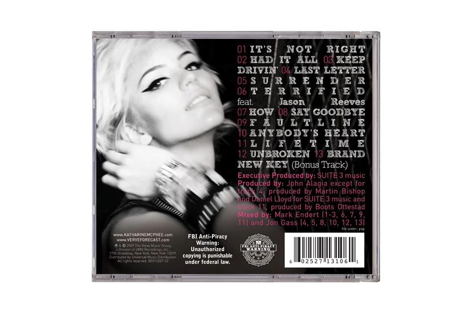 Unbroken Katharine Mcphee Album Cover