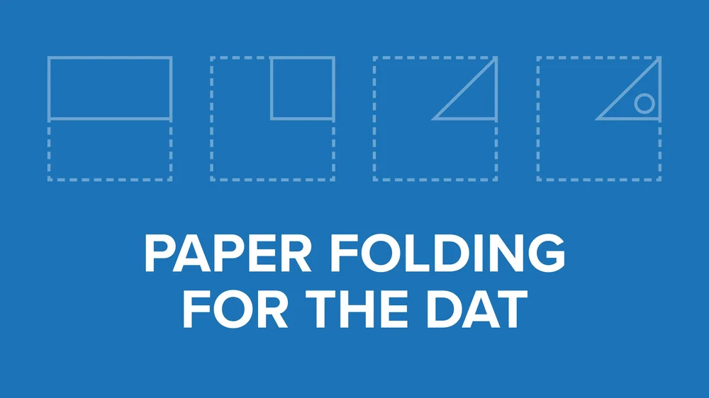 Paper Folding for the DAT — Shemmassian Academic Consulting