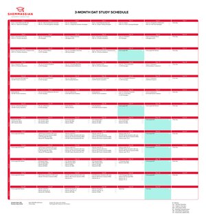 The Ideal DAT Study Schedule (1 Month, 2 Months, 3 Months, 4 Months ...