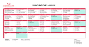 The Ideal DAT Study Schedule (1 Month, 2 Months, 3 Months, 4 Months ...