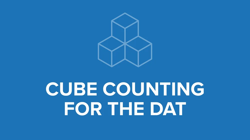 Cube Counting for the DAT — Shemmassian Academic Consulting