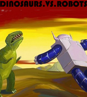 Robot Dinosaurs That Shoot Beams When They Roar