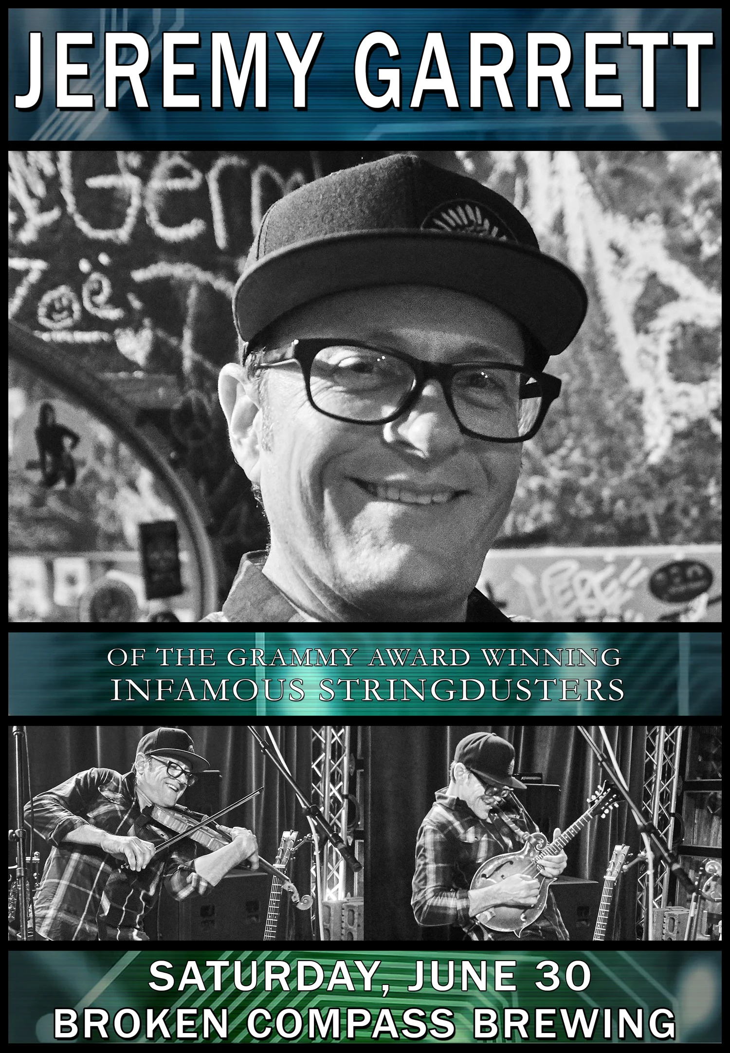 Jeremy Garrett (The Infamous Stringdusters) LIVE at Broken Compass ...