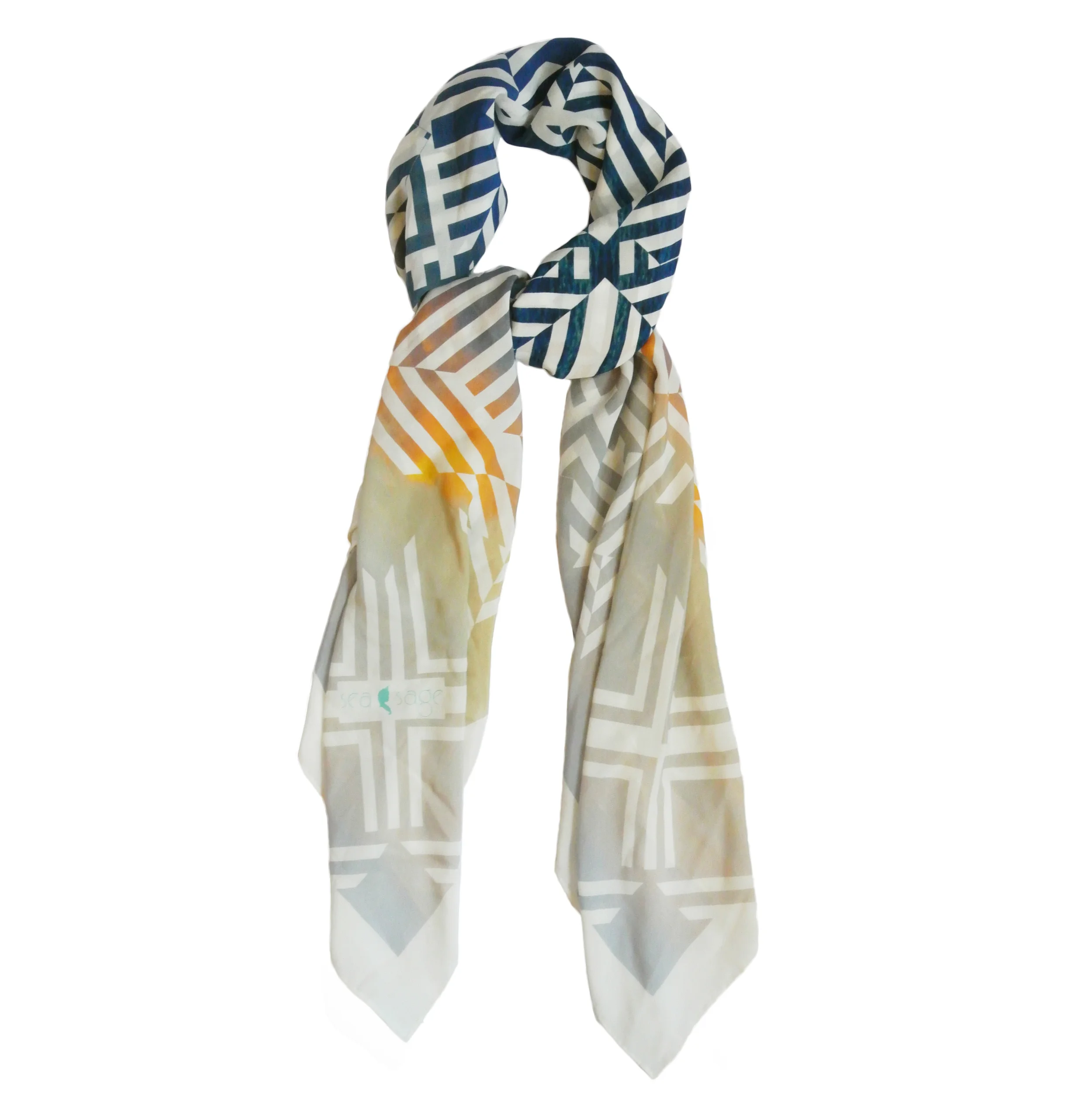 scarves — sea sage