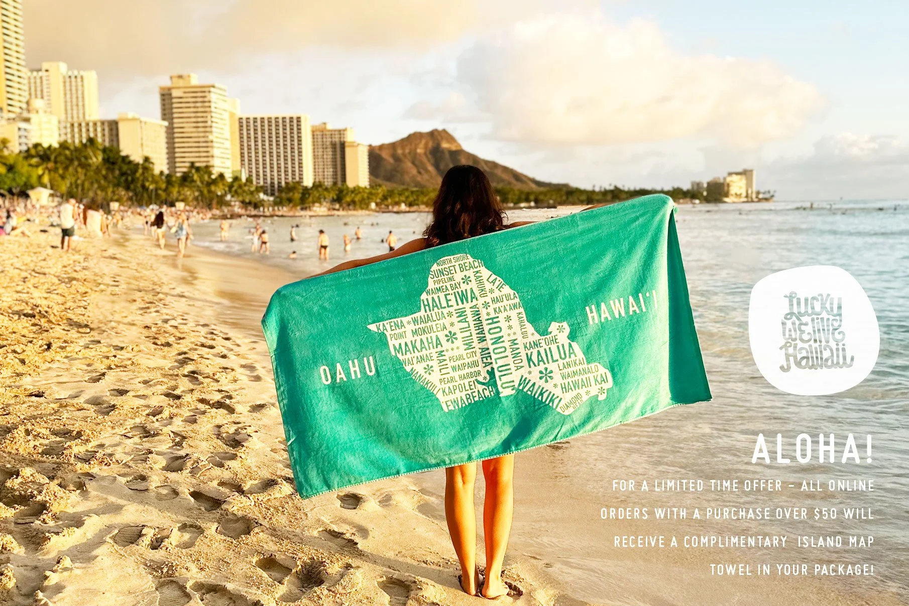 Lucky We Live Hawaii - Designed in Hawaii with Aloha!
