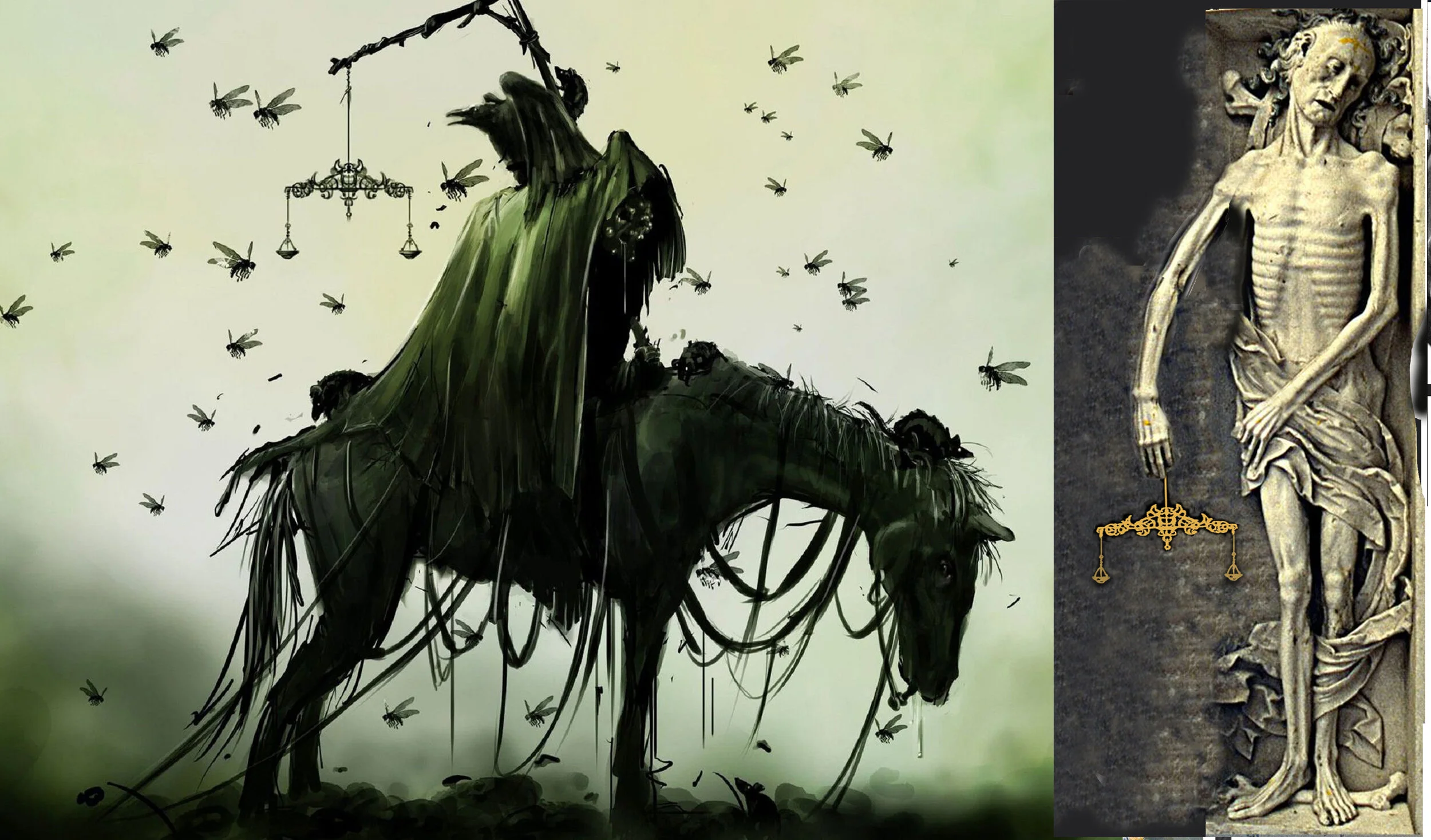 Pestilence Horseman Drawing