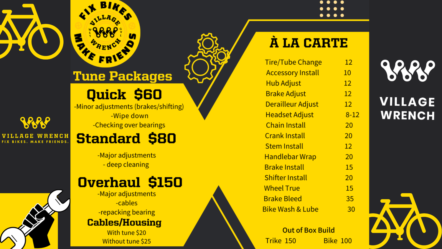 Bike Shop — Village Wrench