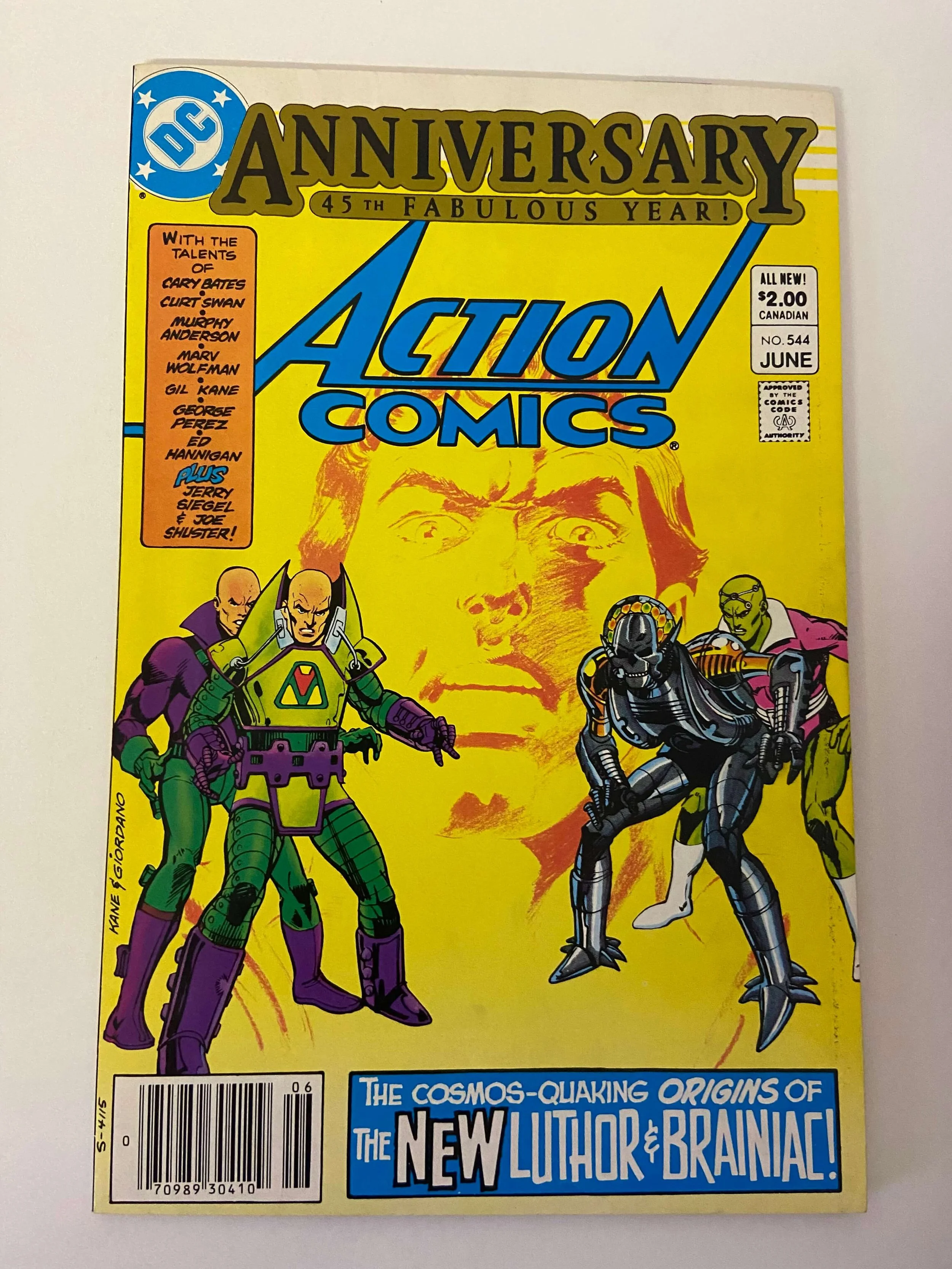 Action Comics #544 NM- Canadian Price Variant — The Canadian Comic Bin