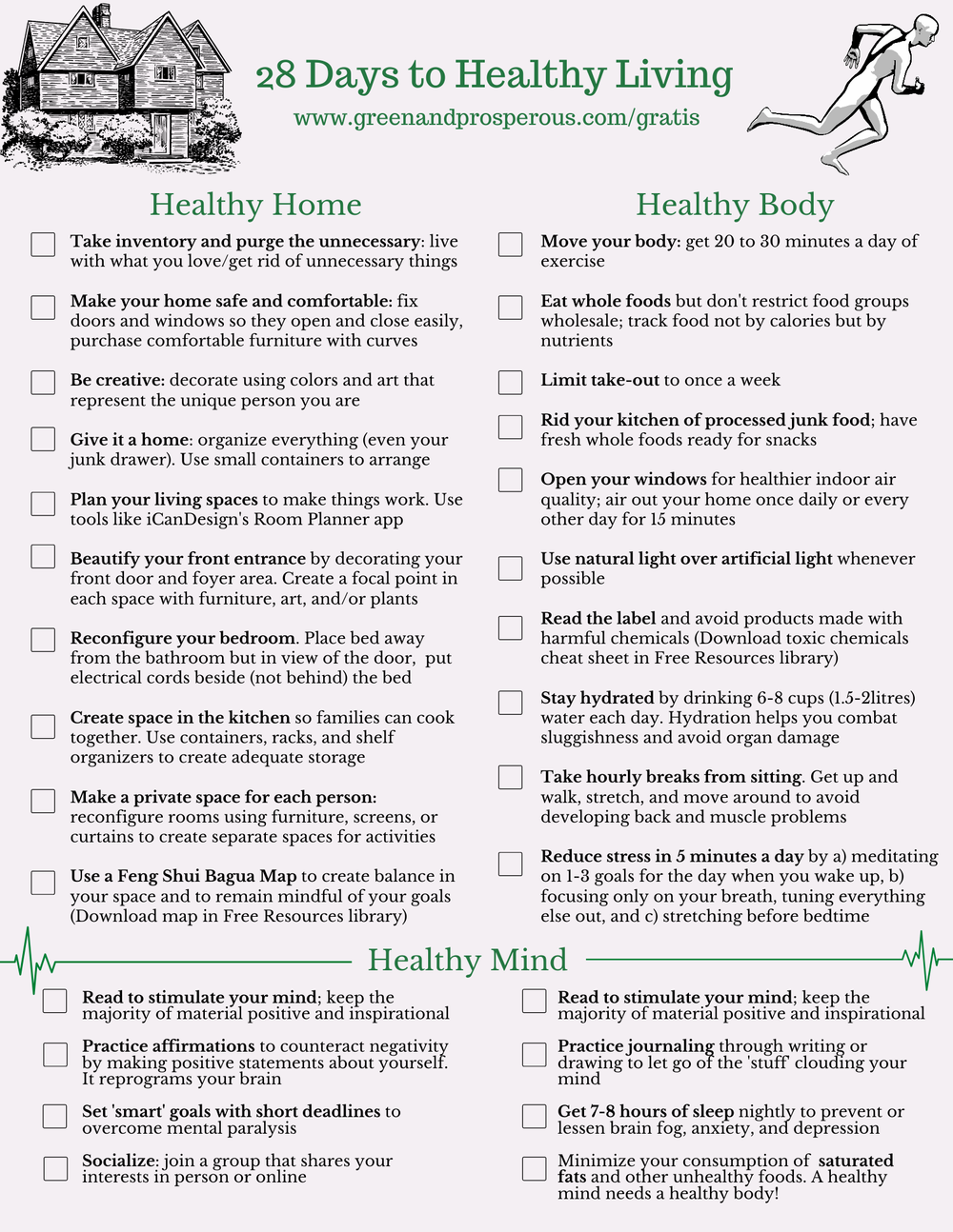Free Printable Resources | Green Living & Healthy Tips