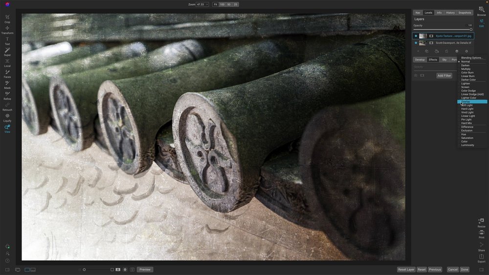 The Overlay Blending Mode In ON1 — Scott Davenport Photography