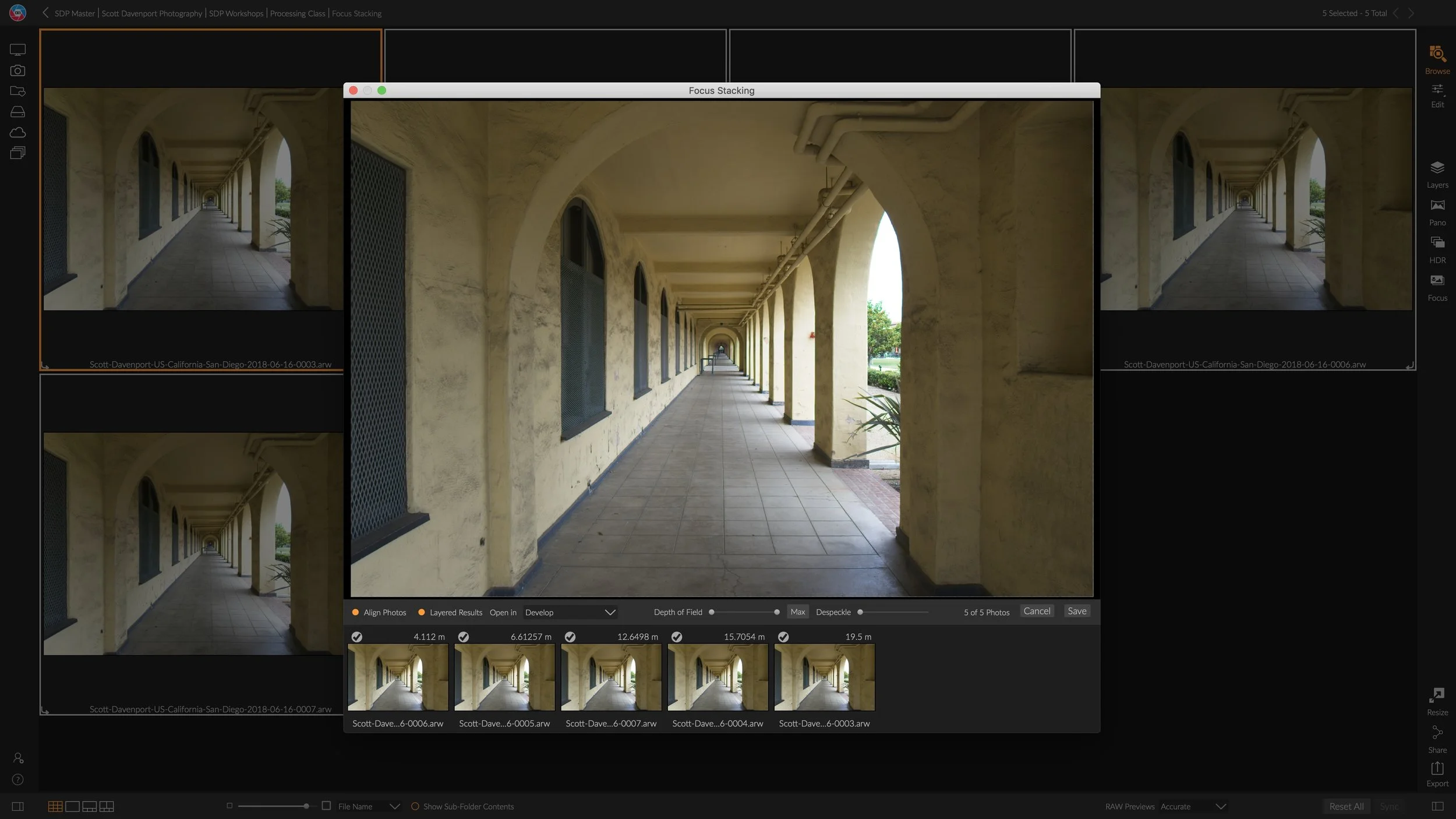 Fix The Focus Stack Warning In Photo RAW — Scott Davenport Photography