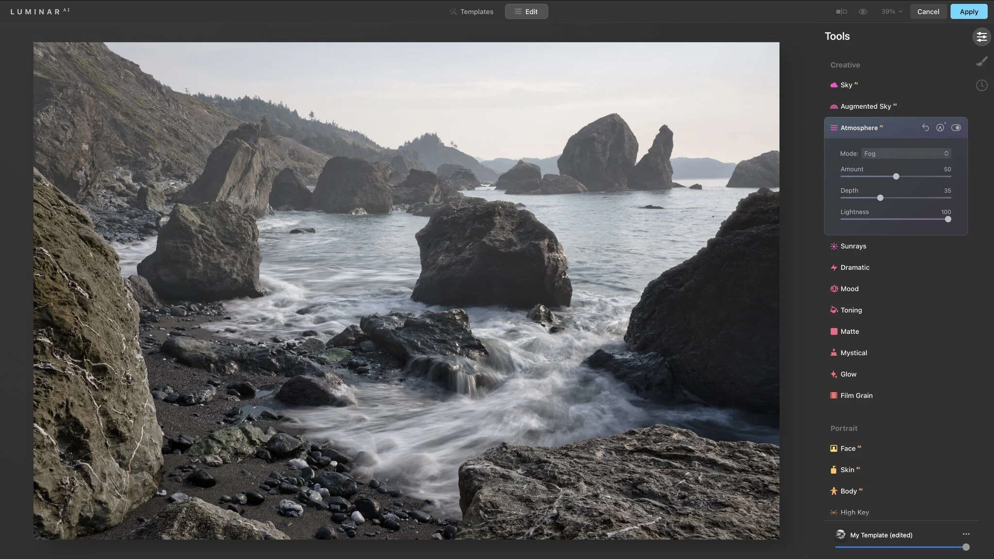 Tips For The Atmosphere AI Tool In Luminar AI — Scott Davenport Photography