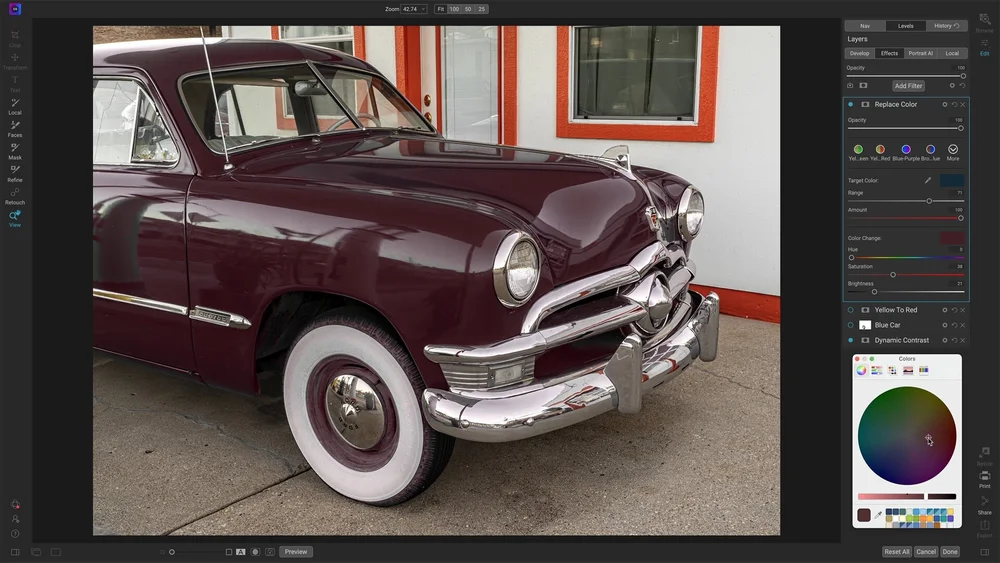 The Replace Color Filter - ON1 Photo RAW 2021 — Scott Davenport Photography