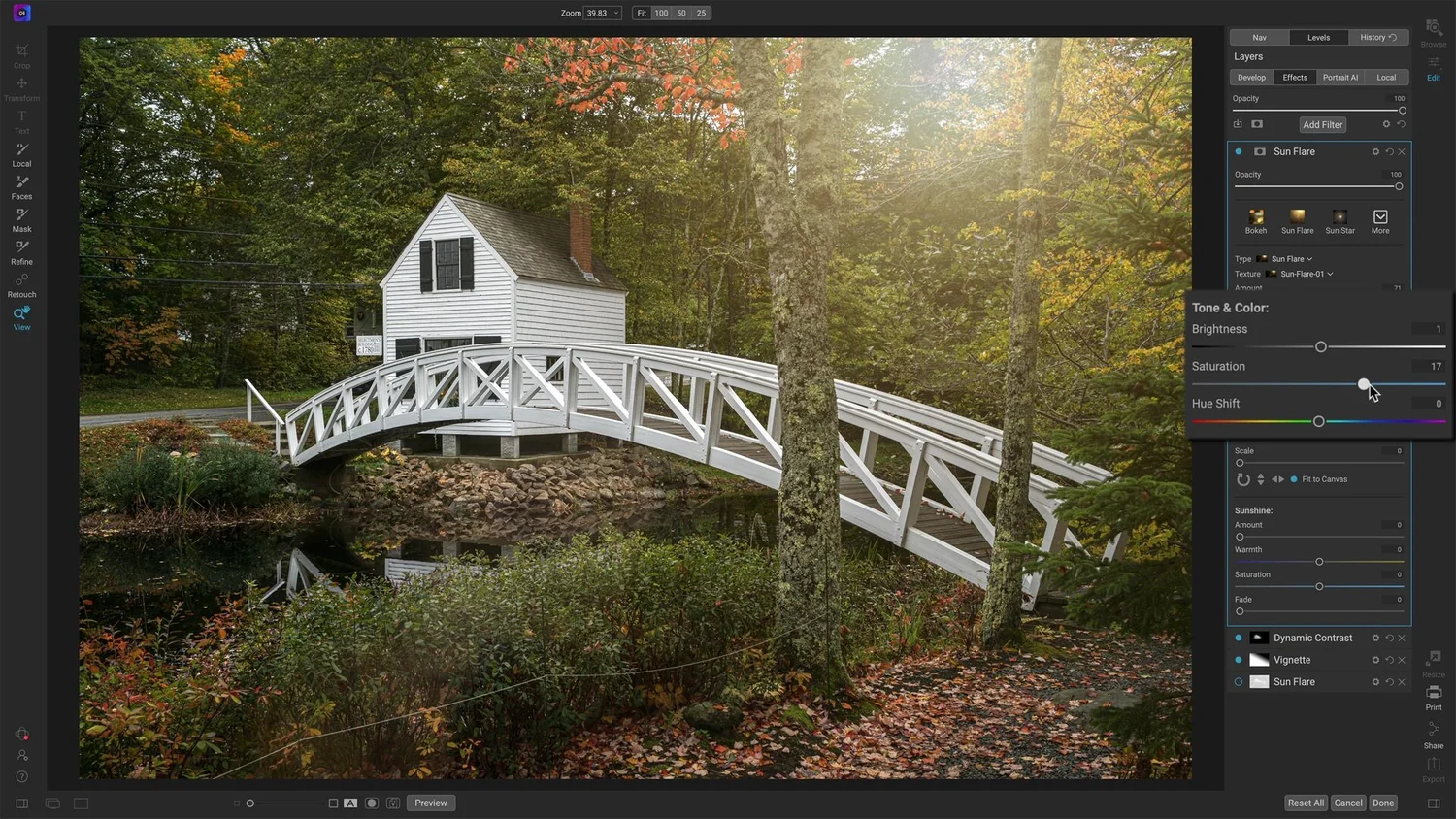 The Sun Flare Filter - ON1 Photo RAW — Scott Davenport Photography