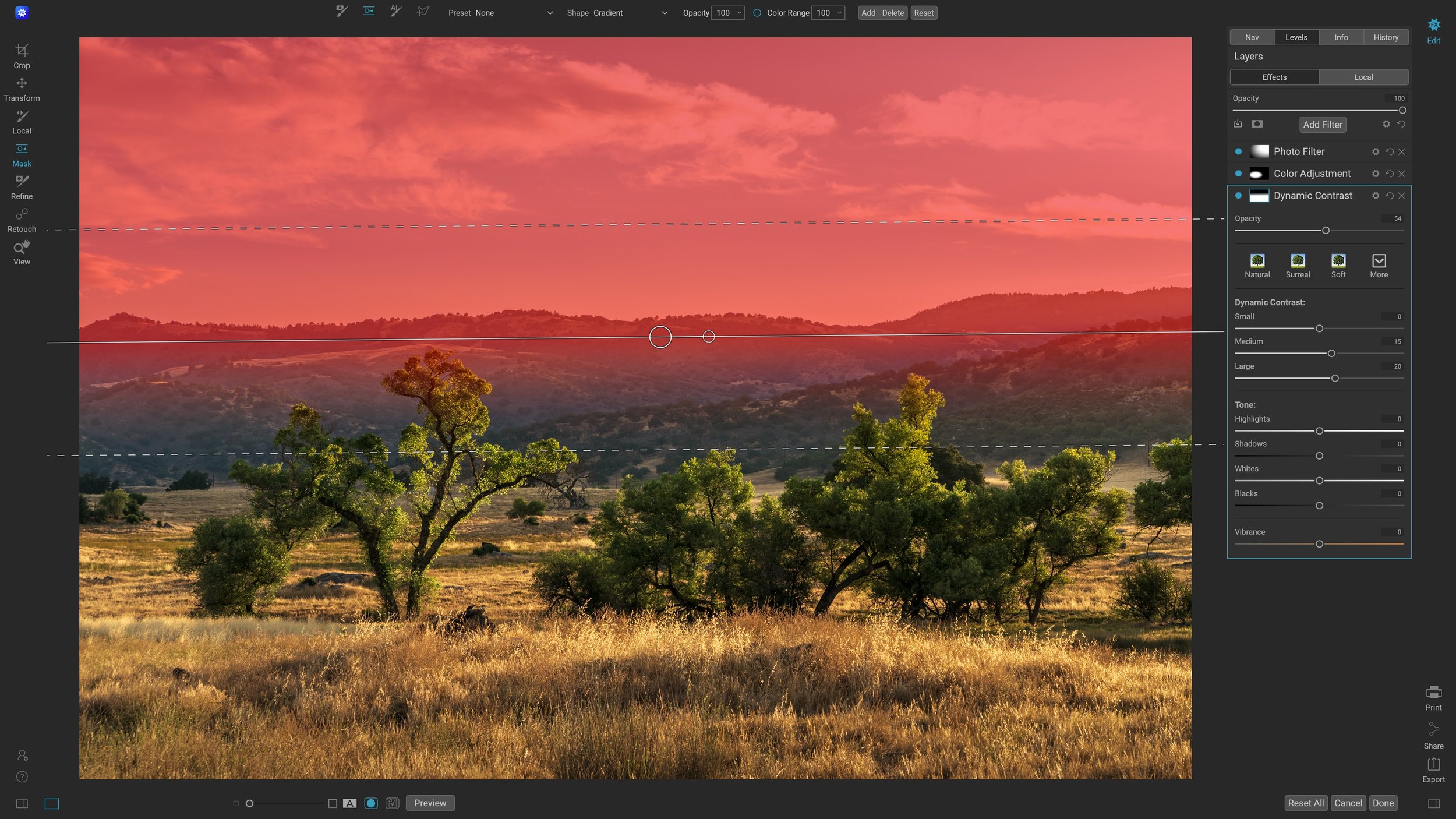 The ON1 Masking Bug - Gradient Shape — Scott Davenport Photography