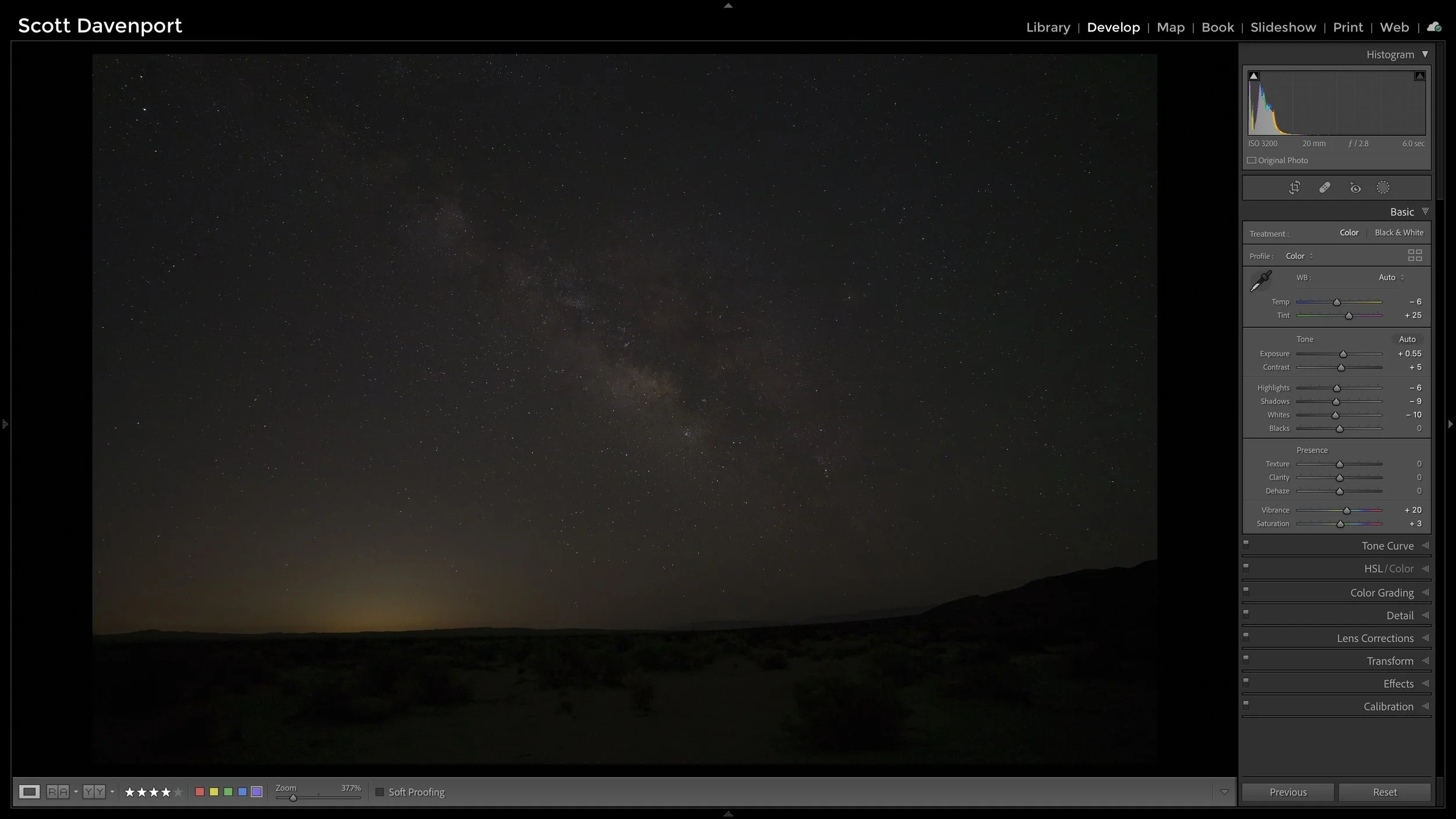 Tips For Processing Milky Way Photos - In Post #526 — Scott Davenport ...