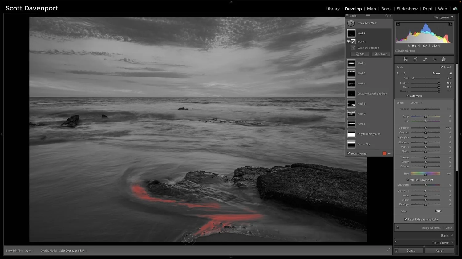 Fast, Precise Dodge & Burn In Lightroom — Scott Davenport Photography