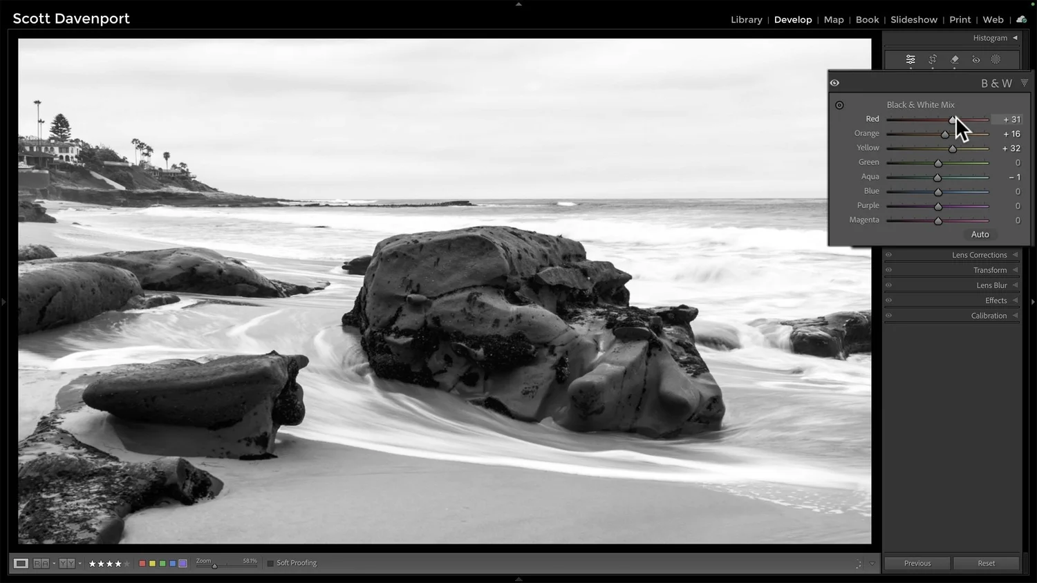 Black & White Refinements With The Color Mixer — Scott Davenport ...