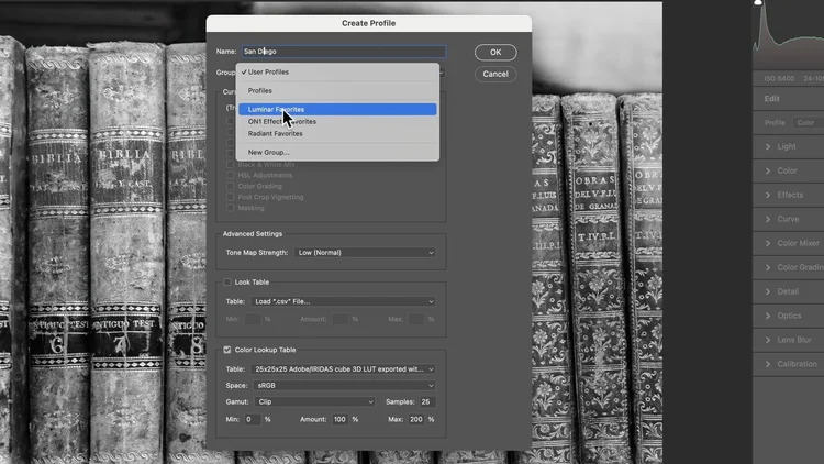 How To Convert A LUT To A Lightroom Camera Profile — Scott Davenport ...