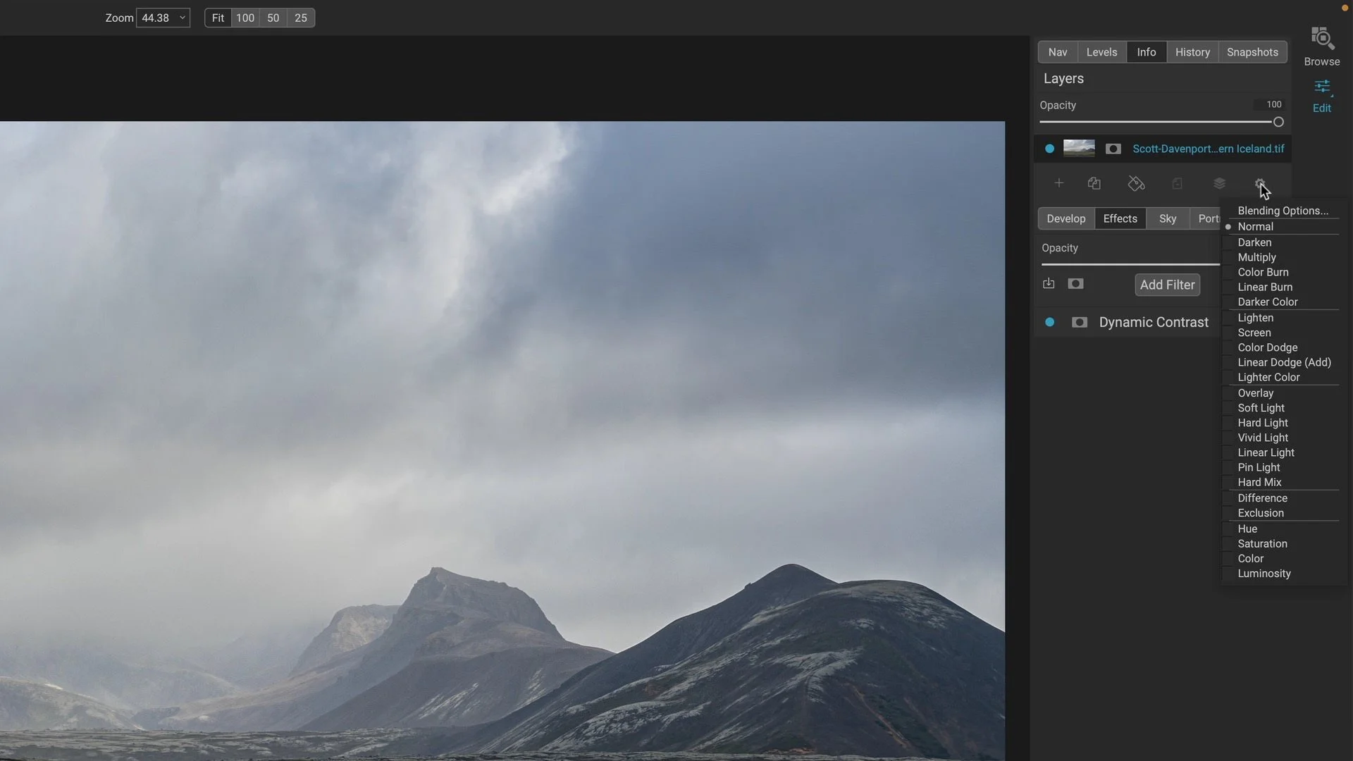 What Are Blending Modes In ON1? — Scott Davenport Photography
