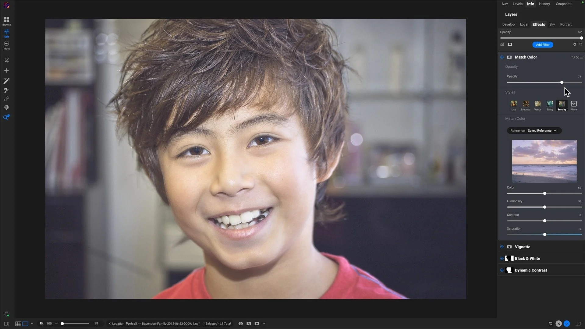 One-Click Looks With The Match Color Filter In ON1 Photo RAW — Scott ...