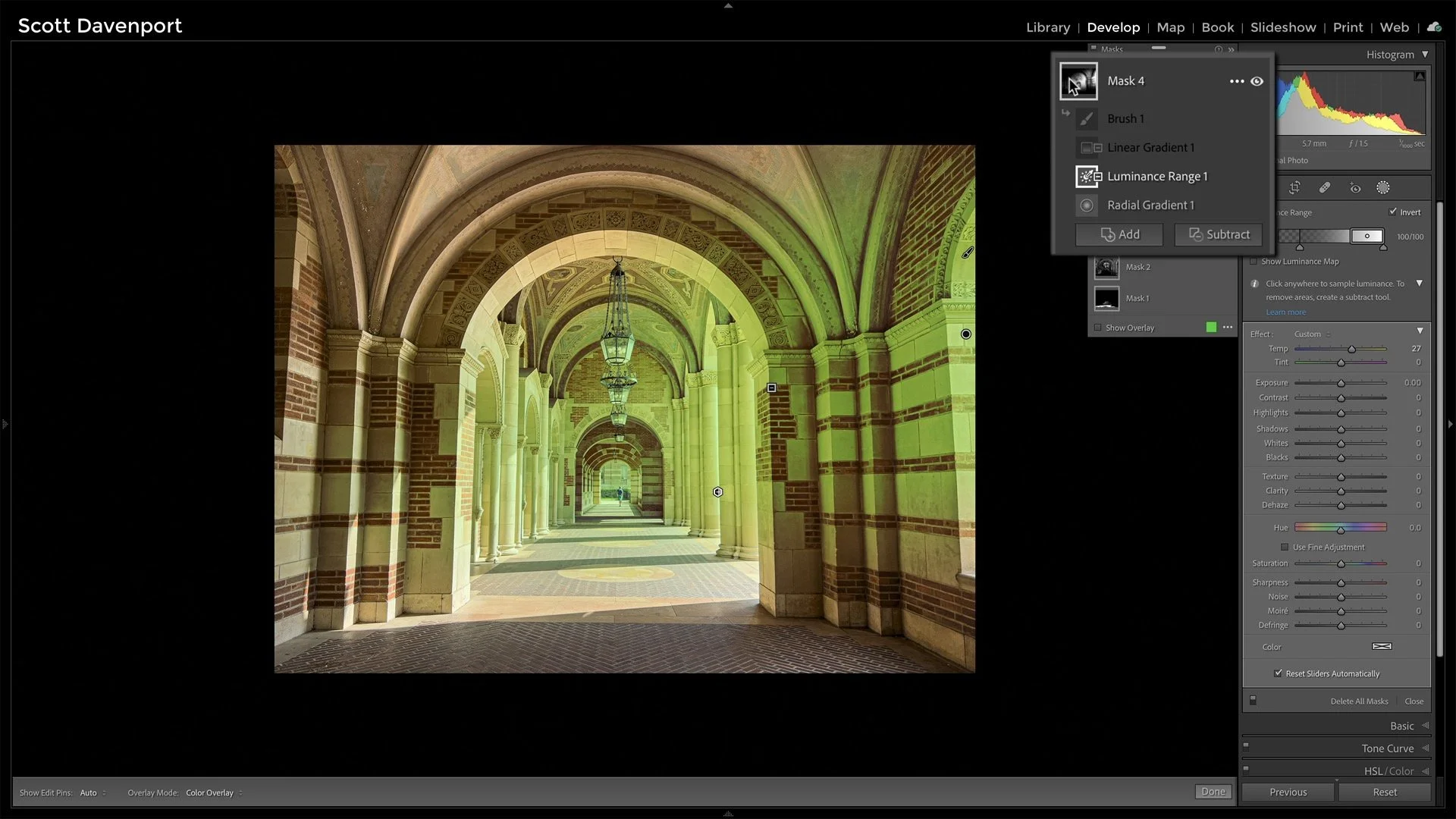 Create An Off Camera Light Source In Lightroom — Scott Davenport ...