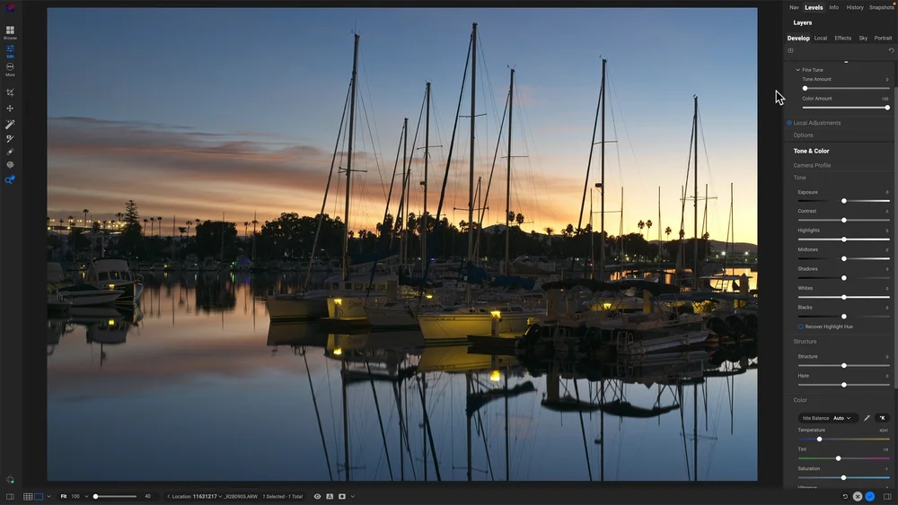 ON1 Photo RAW Brilliance AI vs. Tone & Color — Scott Davenport Photography