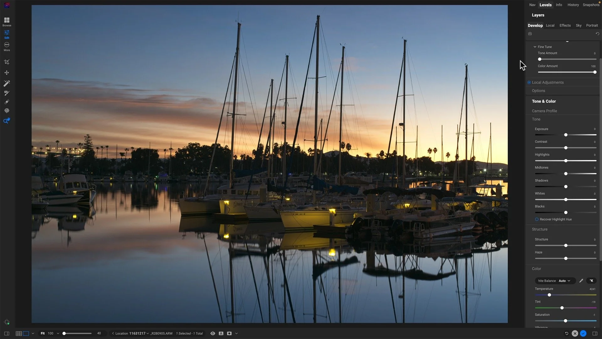 ON1 Photo RAW Brilliance AI vs. Tone & Color — Scott Davenport Photography