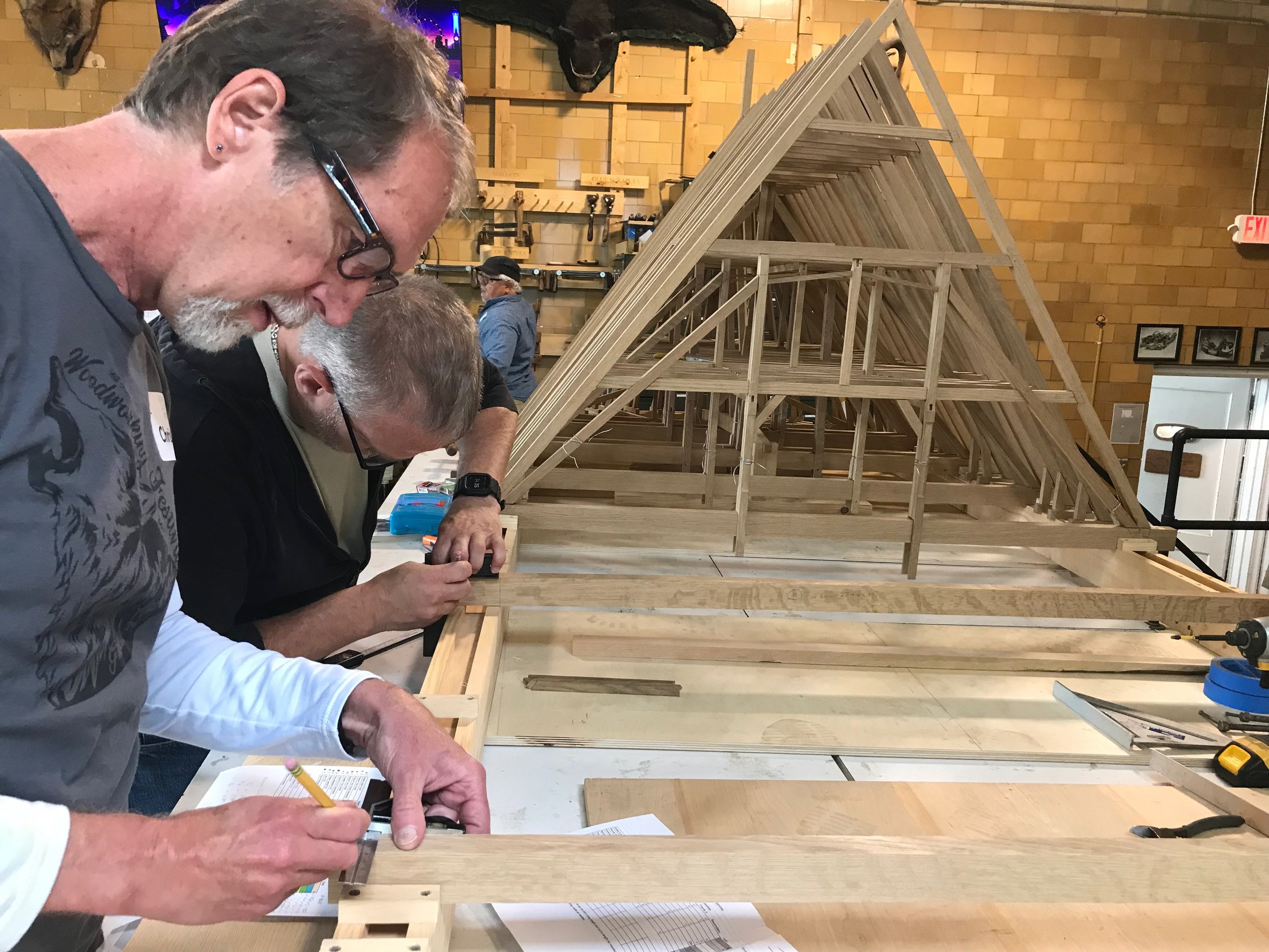 The Notre-Dame Project goes to the Sam Beauford Woodworking Institute ...