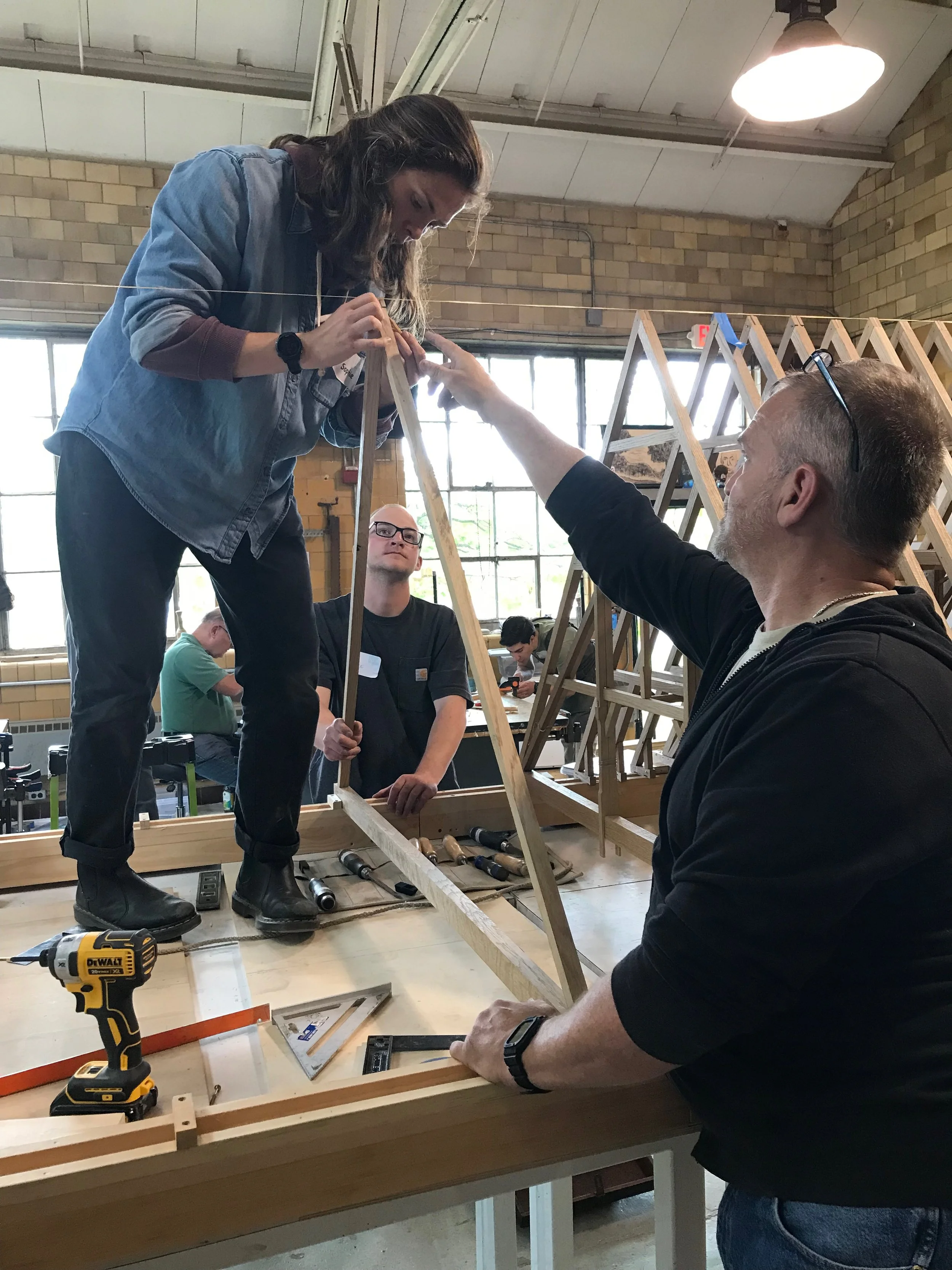 The Notre-Dame Project goes to the Sam Beauford Woodworking Institute ...