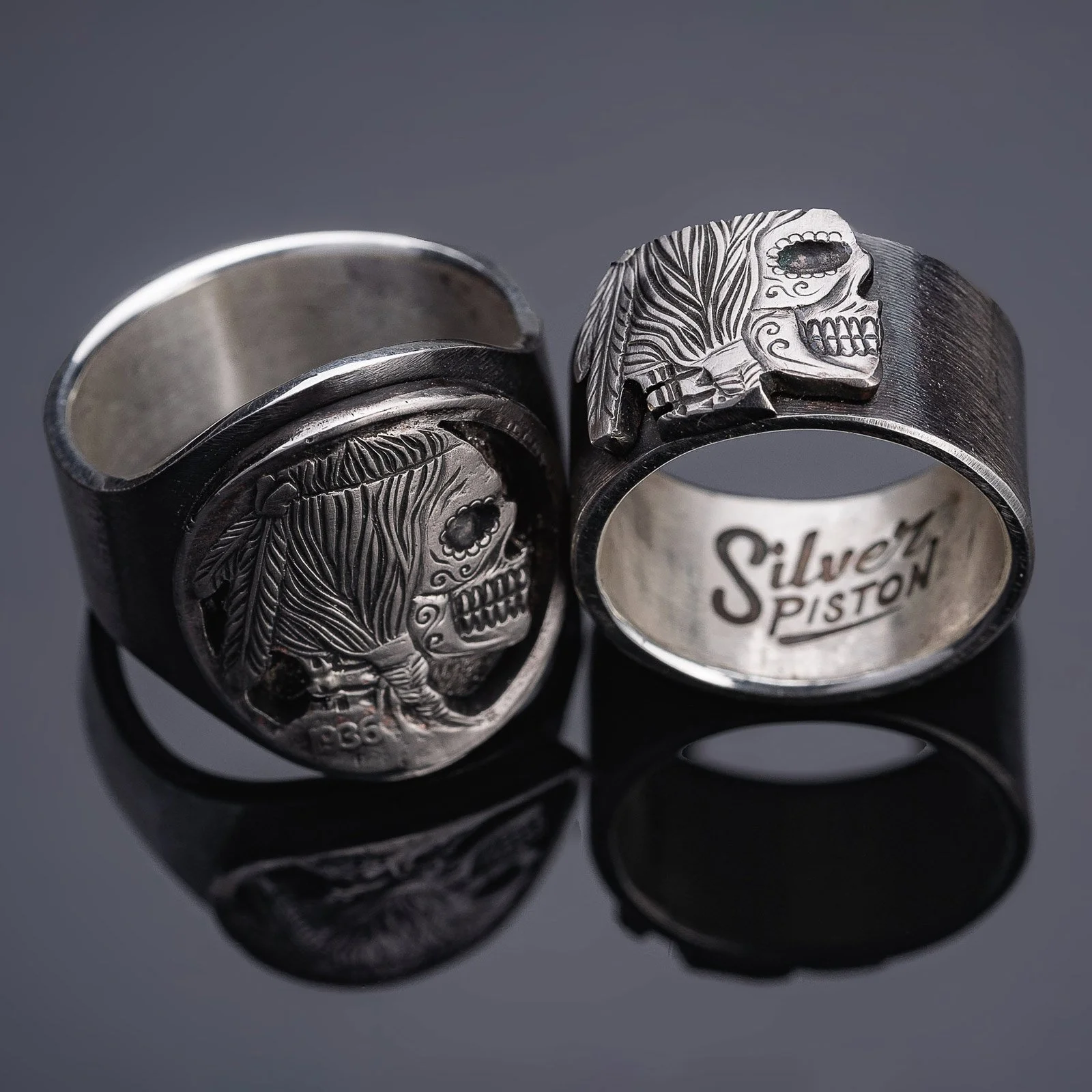 Silver Piston - Handmade Jewelry