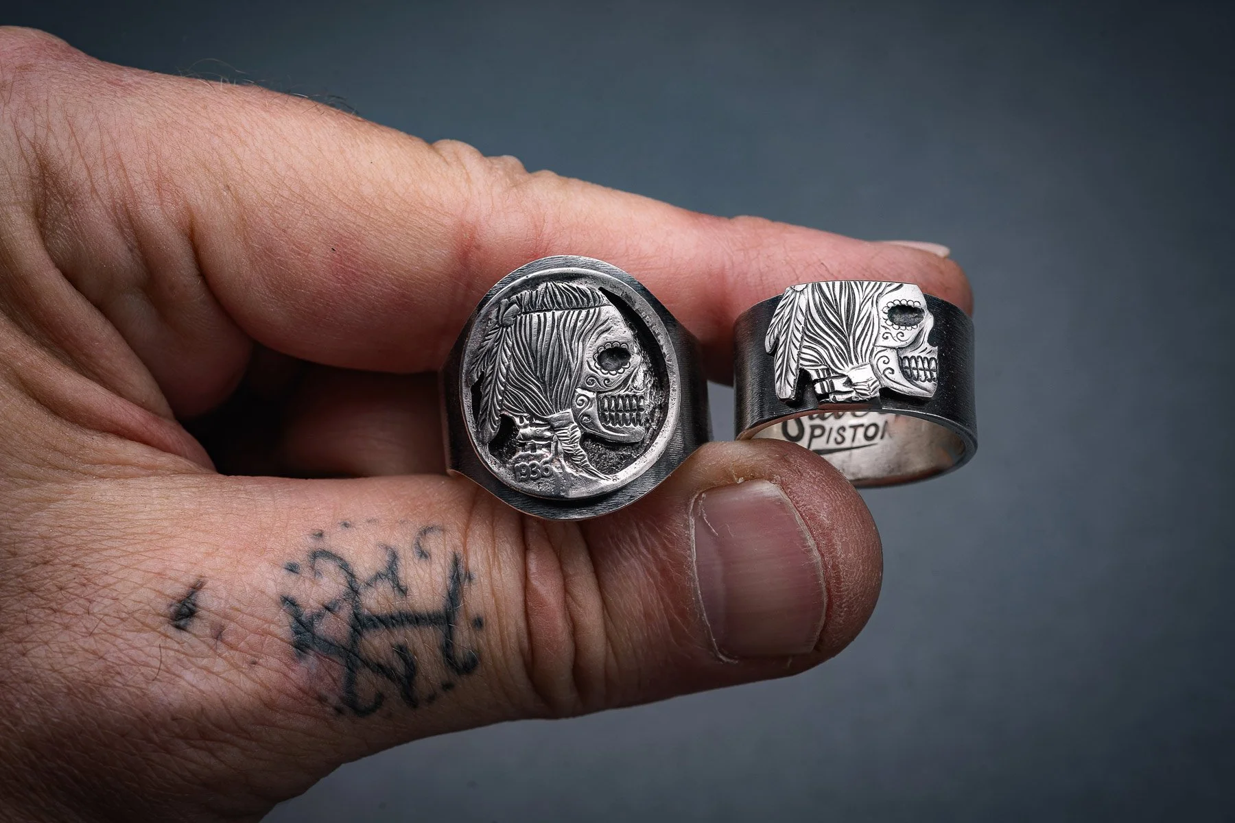 Silver Piston - Handmade Jewelry