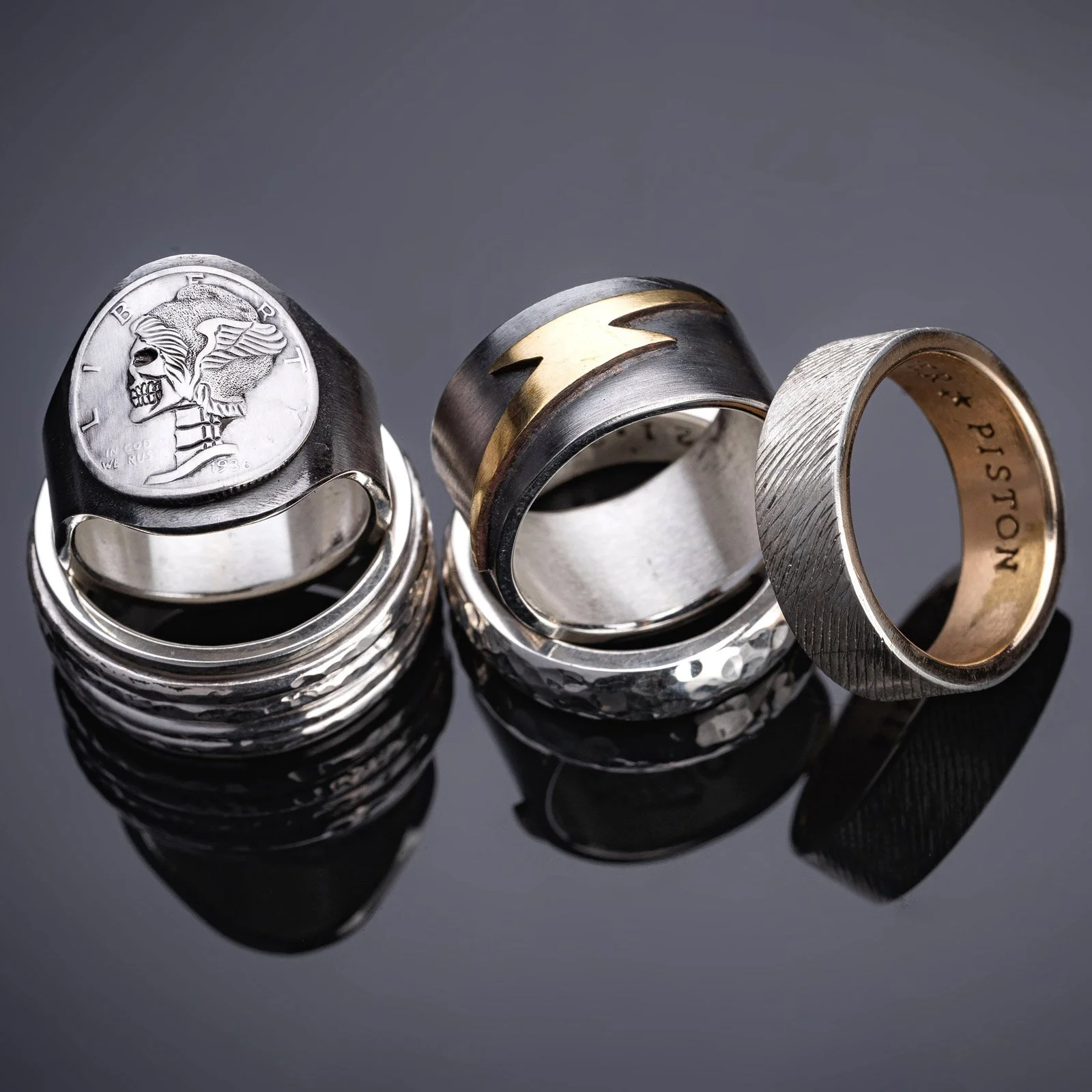 Silver Piston - Handmade Jewelry