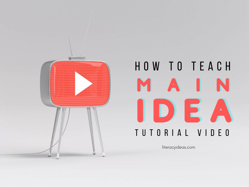 Teaching students the main idea when reading — Literacy Ideas