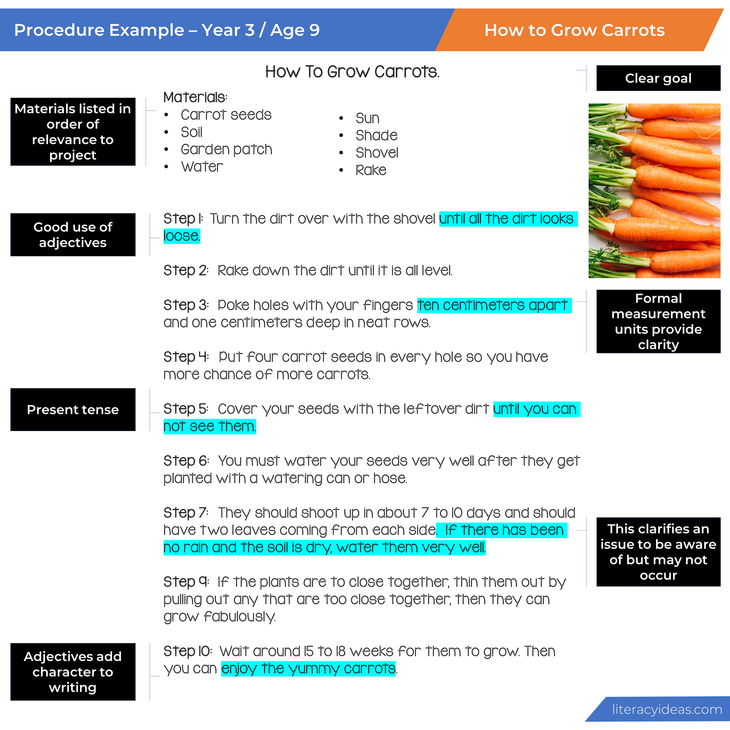 How To Write An Excellent Procedural Text Literacy Ideas