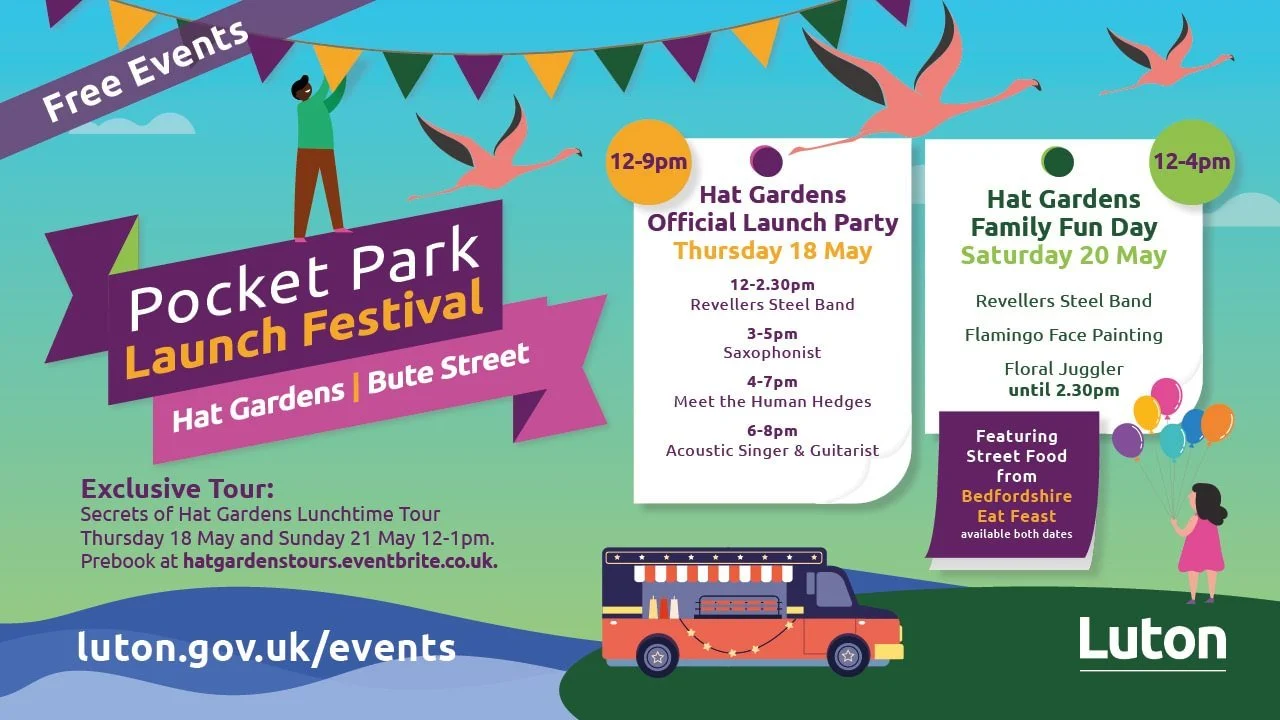 Hat Gardens Launch Party & Family Fun Day in Luton — Grassroots