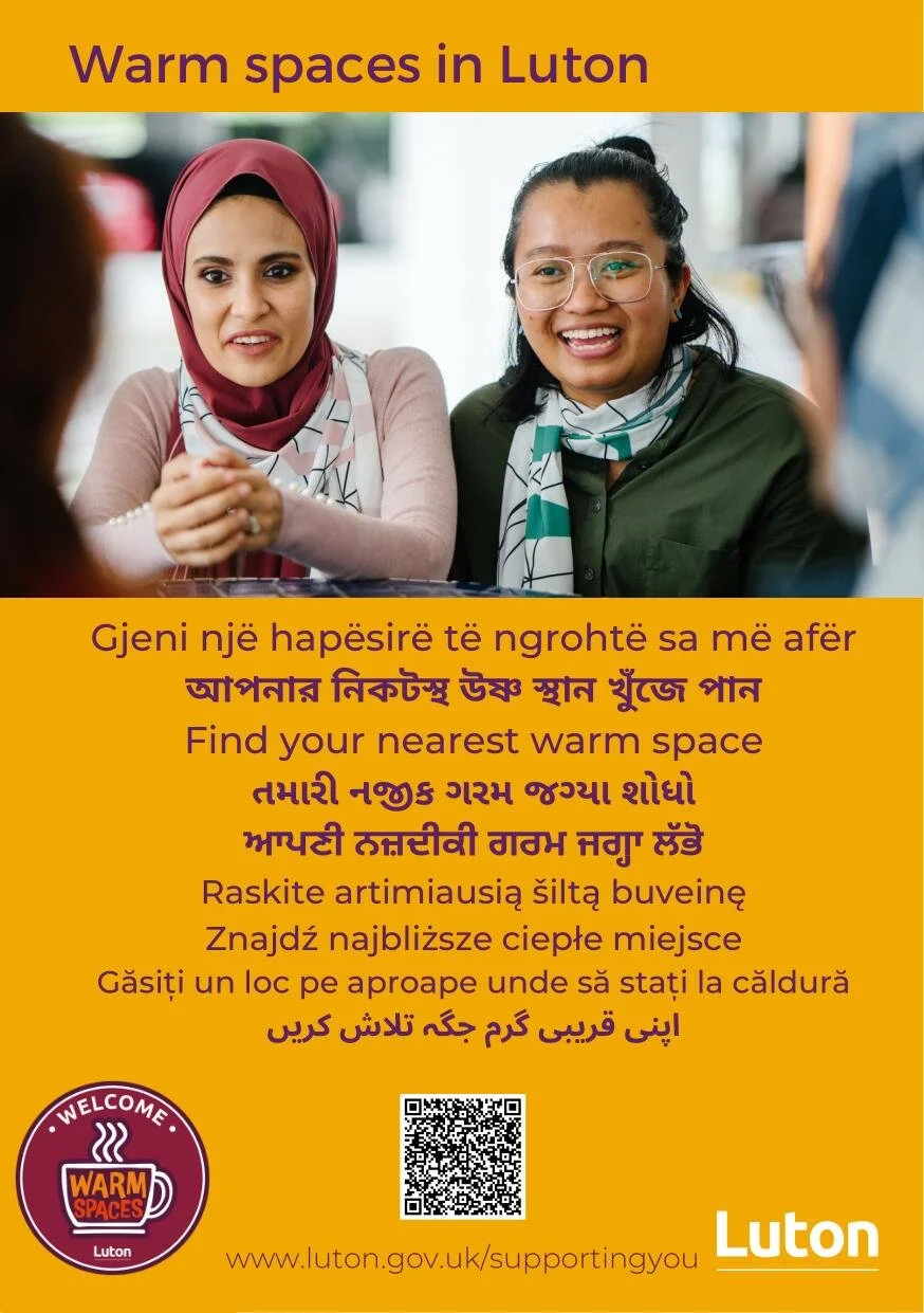 Warm Spaces in Luton — Grassroots