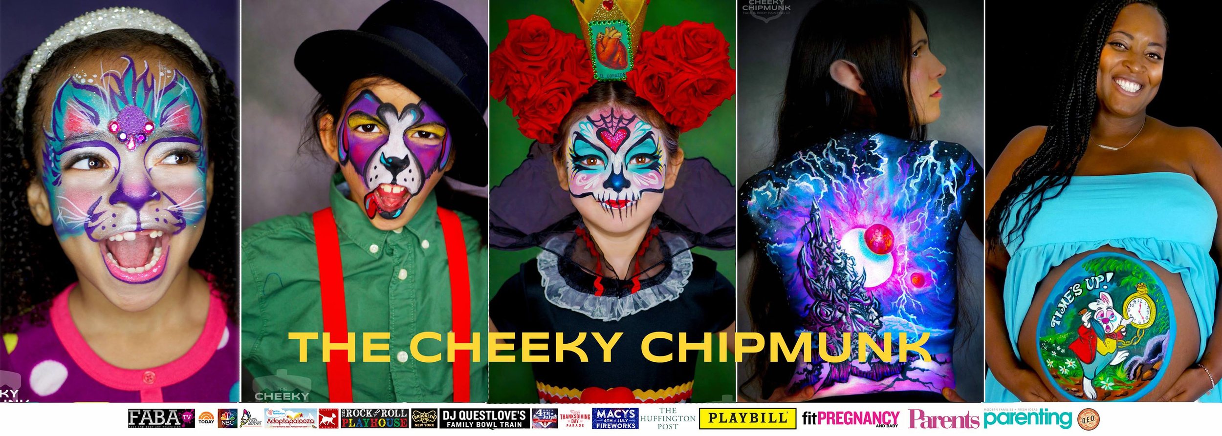 Fireworks Face Paint