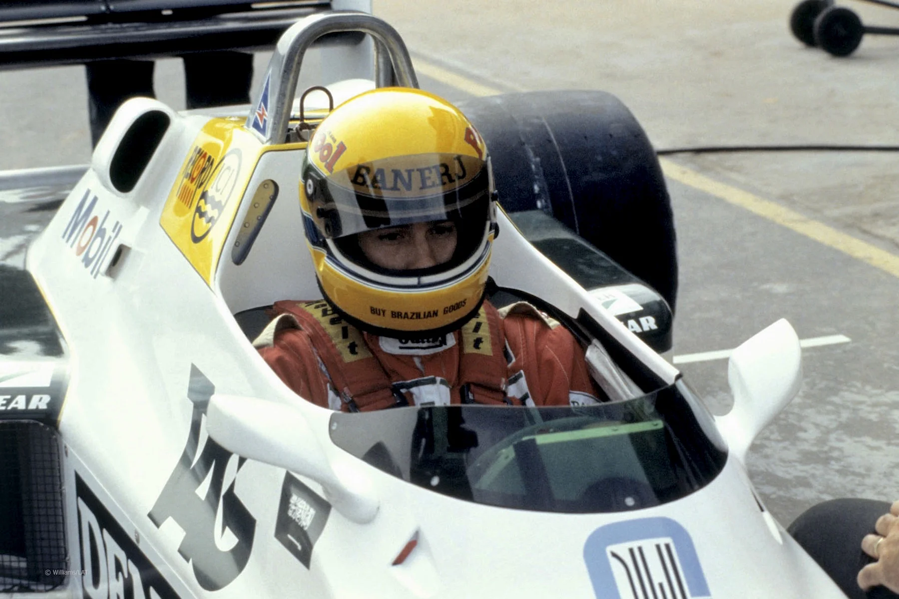 Senna's first F1 test