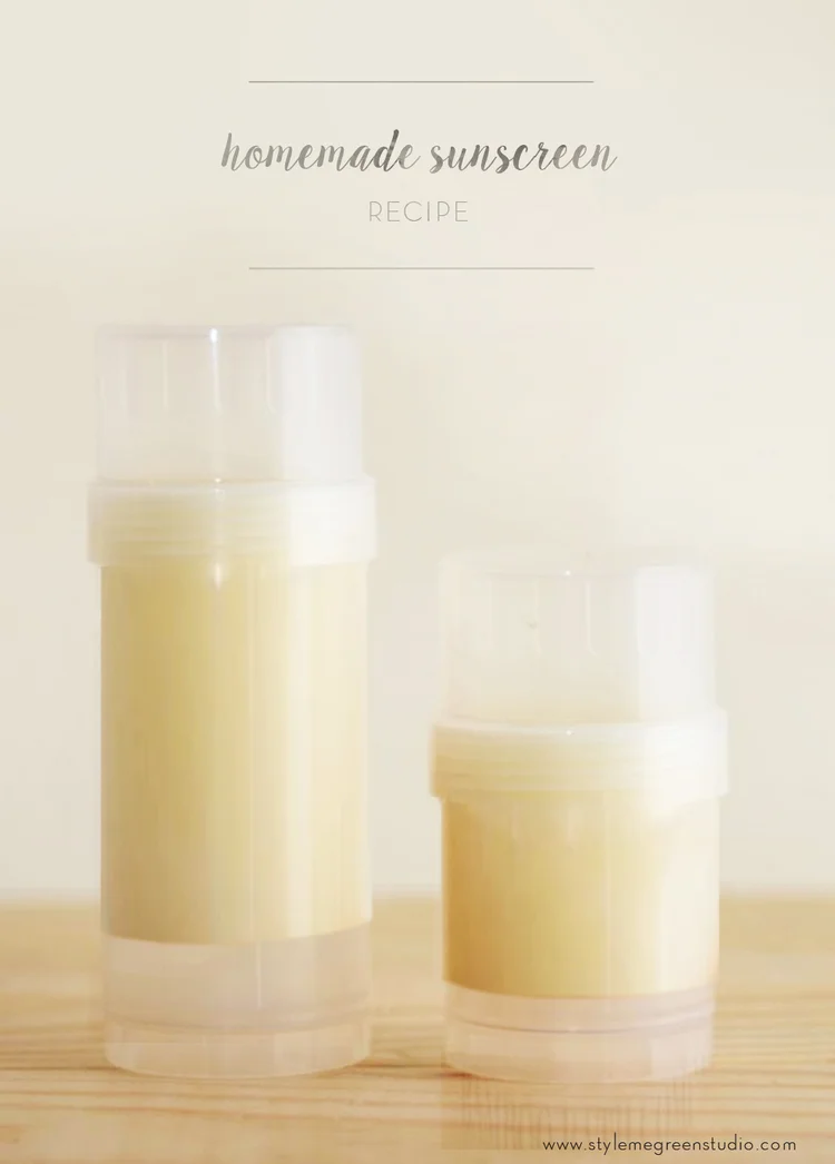 DIY SUNSCREEN RECIPE — Style Me Green