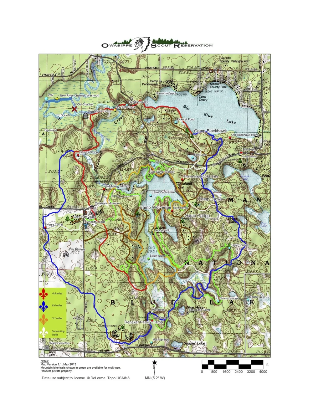 Owasippe Trail System — Owasippe Scout Reservation