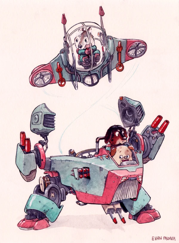 Animal Mechs — Evan Palmer Comics