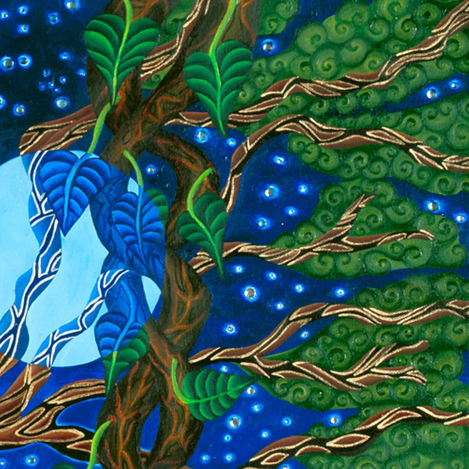 Indigenous Visionary Plant Medicine Art | Mariela de la Paz — "Gaia Tree"
