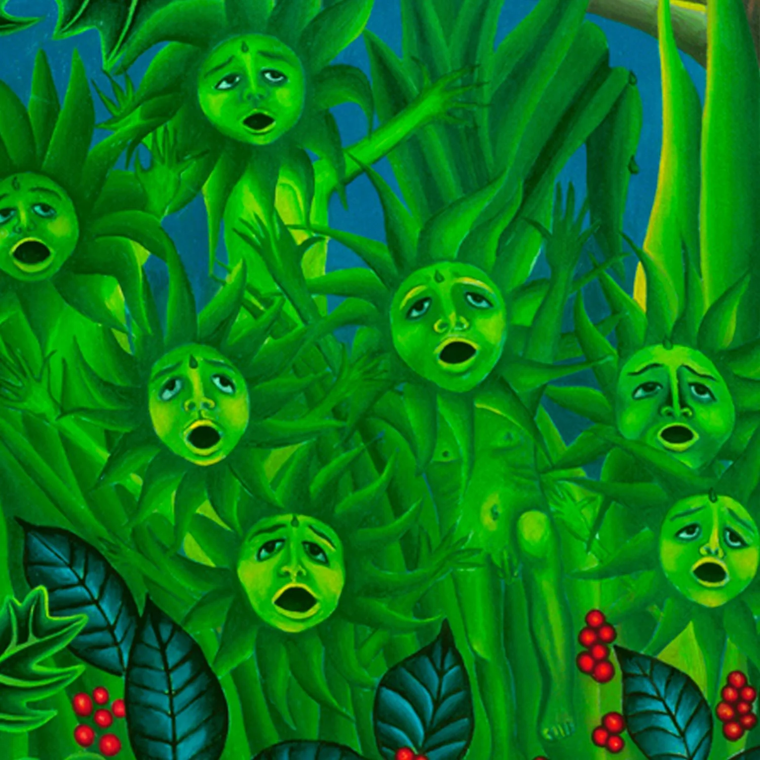 Indigenous Visionary Plant Medicine Art | Mariela de la Paz — "Gaia Tree"