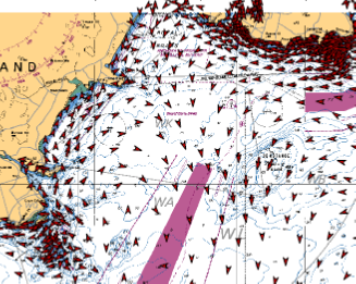 "Current" Events — Nautical Chart Wallpaper