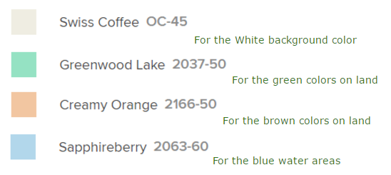 Creative Color in Topographical Maps — Nautical Chart Wallpaper