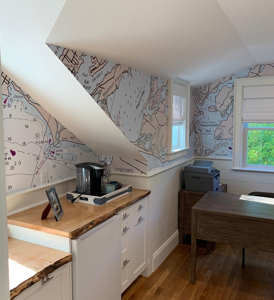 Welcome to the Captain's Office! — Nautical Chart Wallpaper