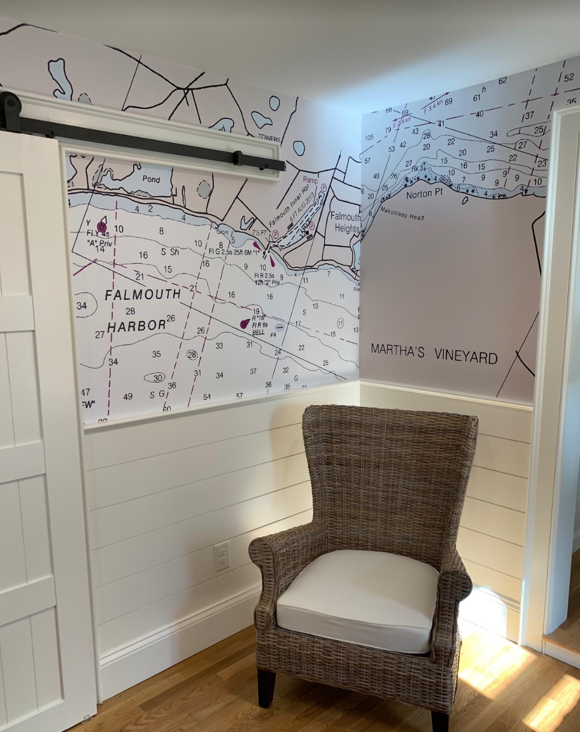 Welcome to the Captain's Office! — Nautical Chart Wallpaper